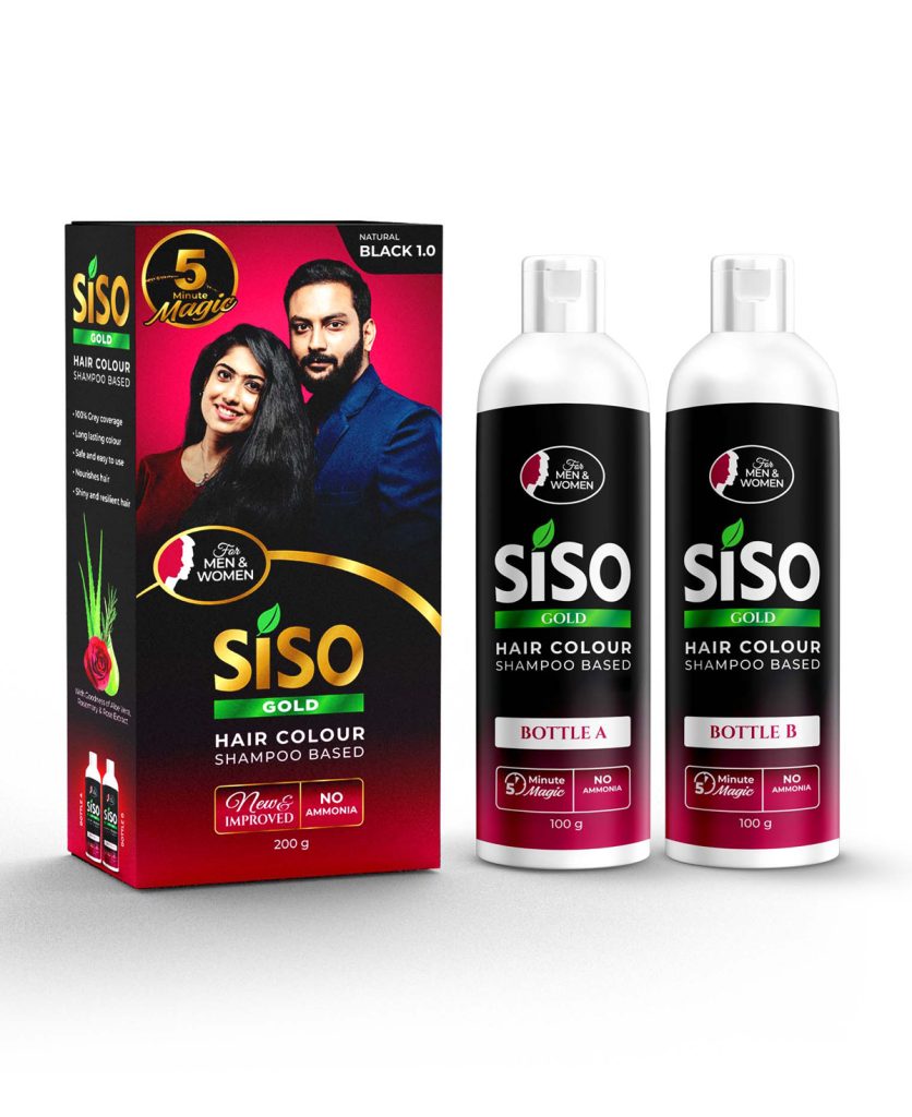 Buy 5 minutes Hair color Shampoo, 200g - Siso Cosmetics