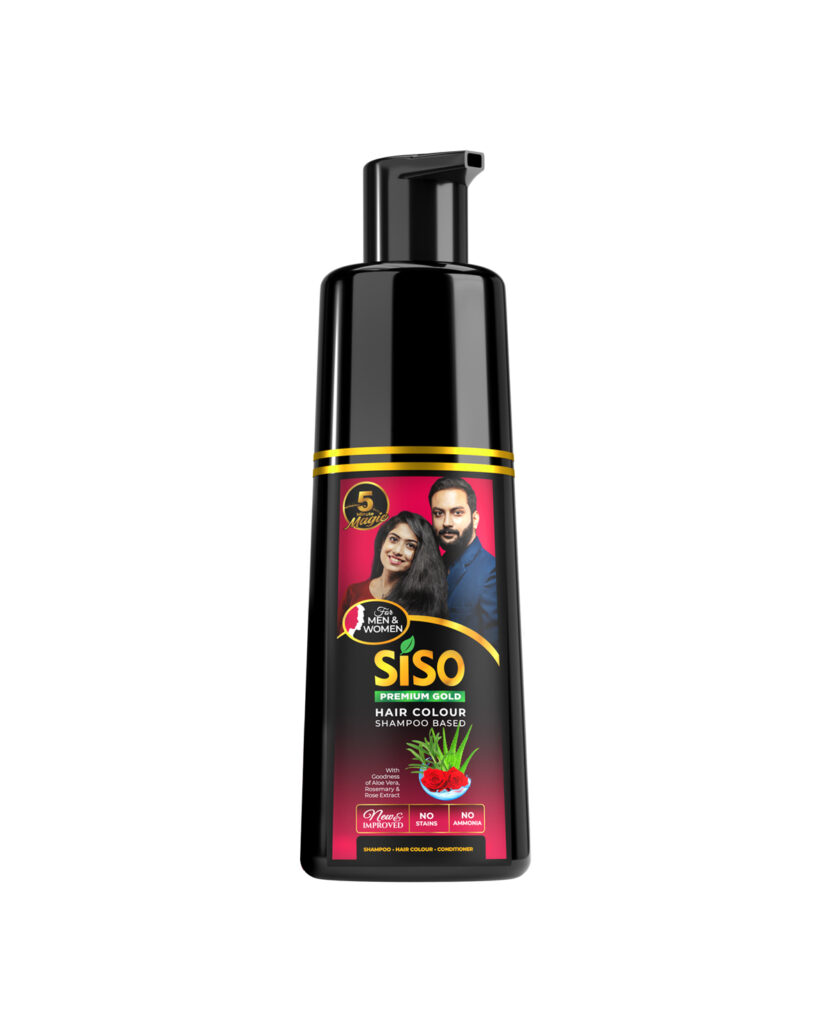 Siso Premium Gold Hair Colour Shampoo 180ml